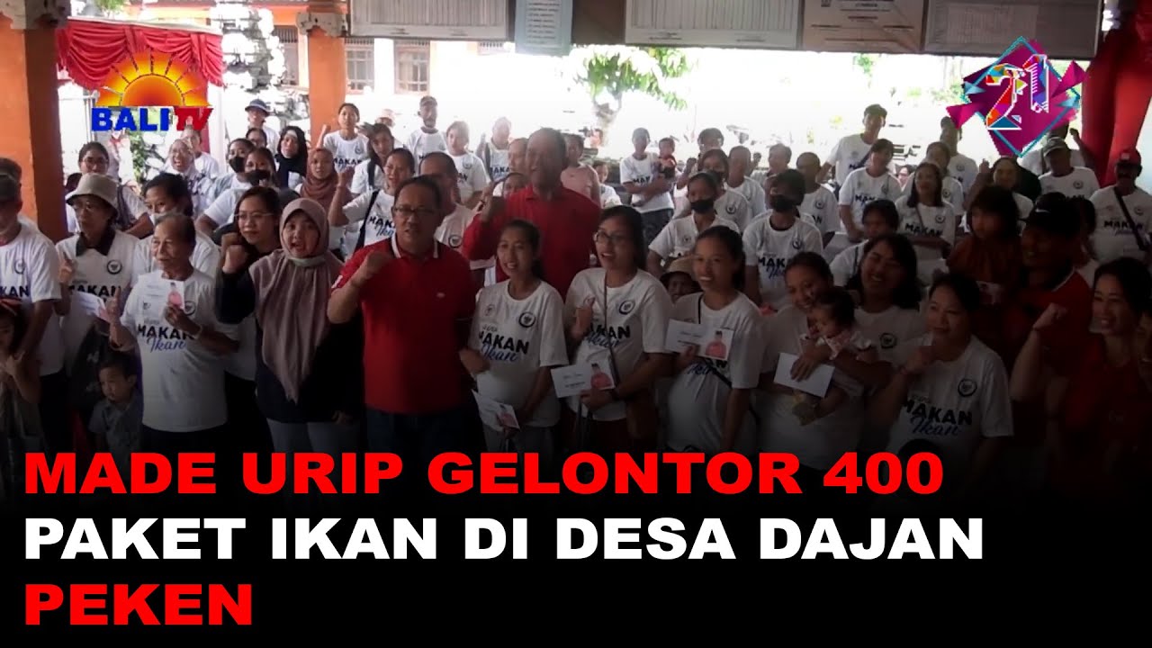MADE URIP GELONTOR 400 PAKET IKAN DI DESA DAJAN PEKEN - YouTube