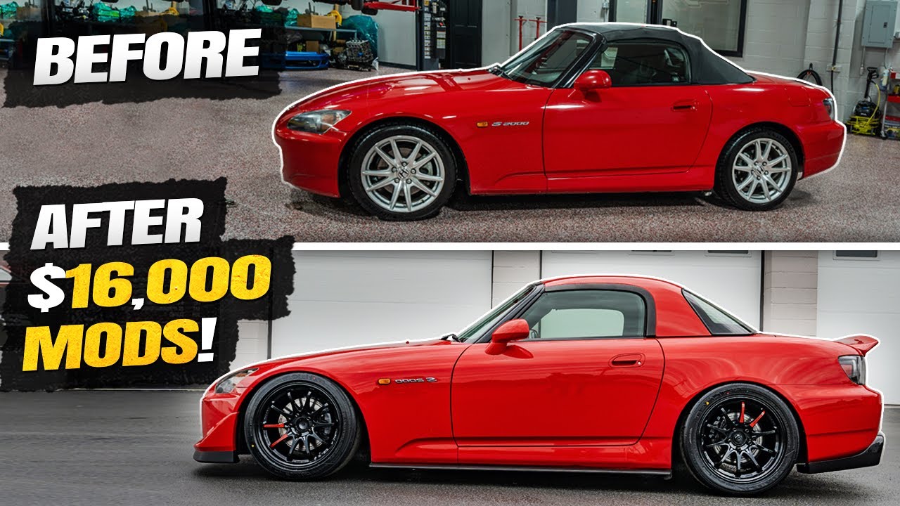I spent $16,000 on Mods Transforming my Honda s2000! - YouTube