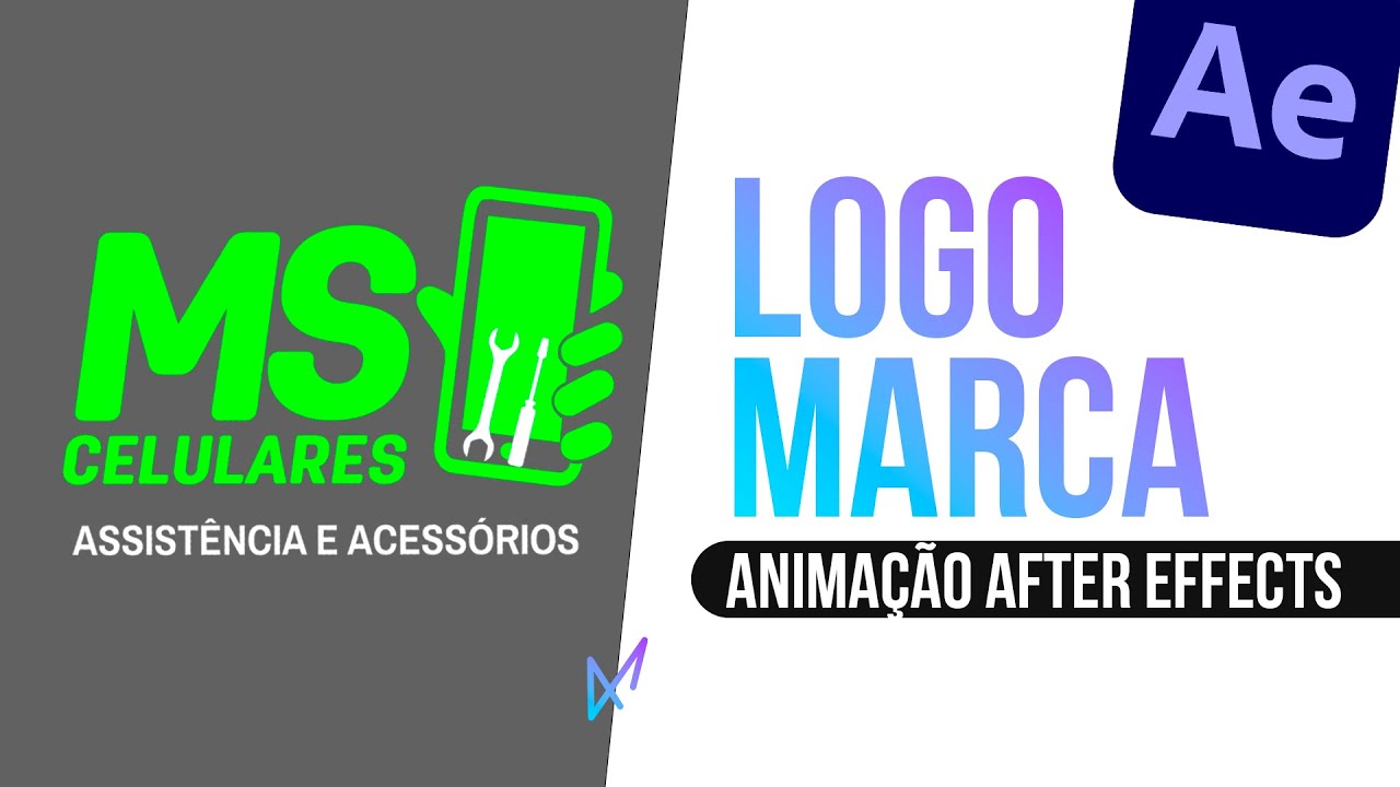 ANIMAÇÃO LOGO MARCA SIMPLES E FÁCIL - AFTER EFFECTS - YouTube
