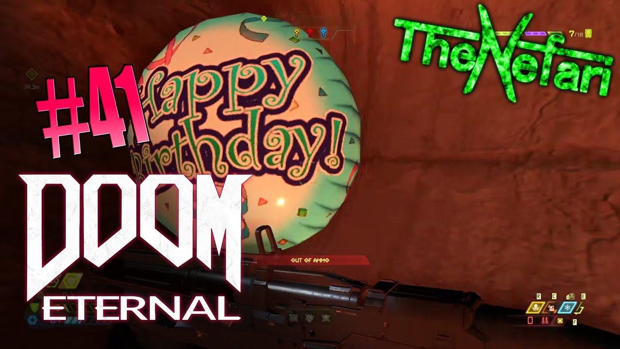 Doom Eternal Let's Play #41 Happy Birthday Balloon in Super Gore Nest ...