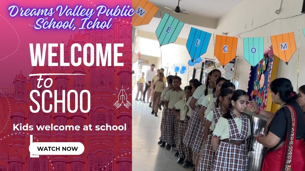 Student's welcome ceremony at school!| How to welcome kids at school ...