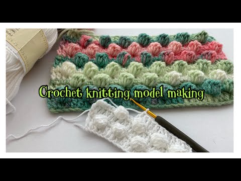 Easy Crochet Knitting Pattern Making -19- / Kolay Tığ İşi Örgü Modeli Yapımı -19-