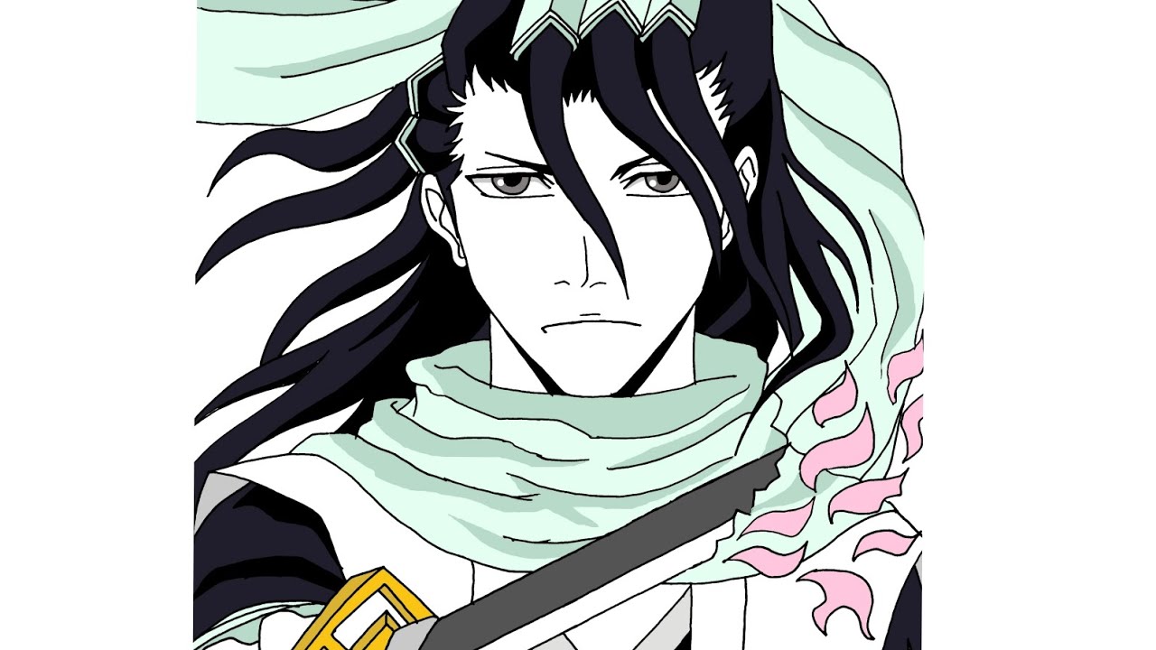 How To Draw Byakuya kuchiki | Step by Step | Bleach |Anime Artist ...