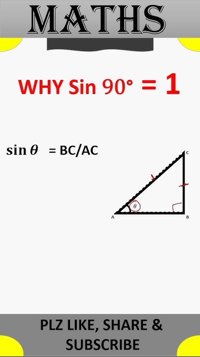 #shorts |TRIGONOMETRY |WHY SIN 90 IS 1| - YouTube