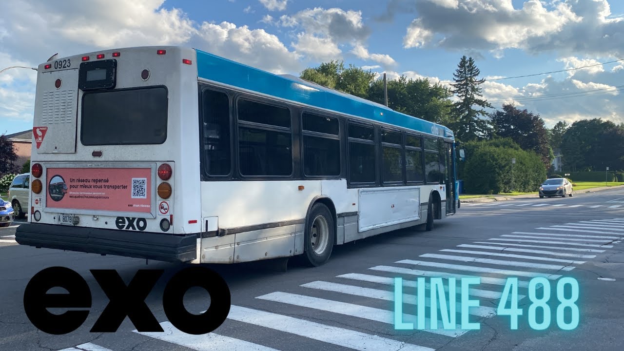 EXO CHAMBLY RICHELIEU 0923 NOVA BUS LFS RIDE - YouTube