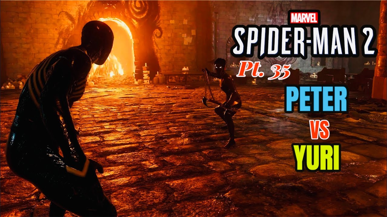 MARVEL SPIDER-MAN 2 PART 35 PETER VS YURI - NO COMMENTARY SPECTACULAR ...