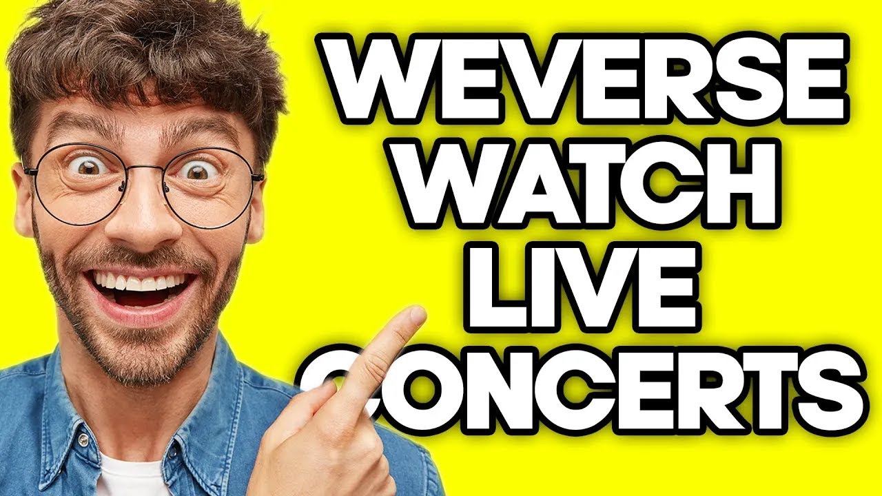 How To Watch Live Concerts On Weverse (2023) - YouTube