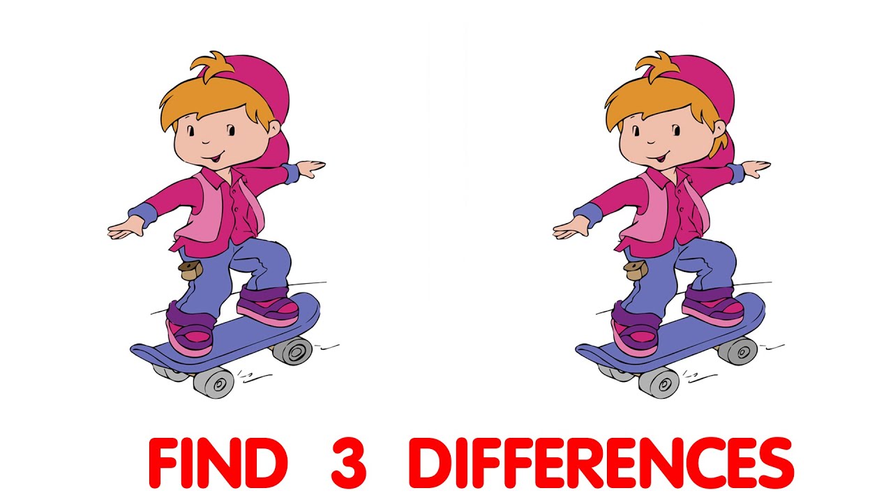 🔴Find the differences for adults difficult with answers 💥FIND THREE ...