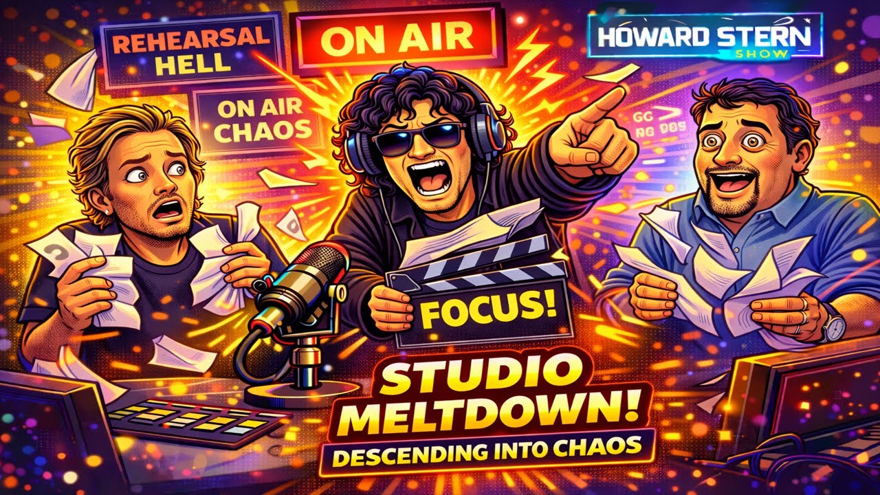 David Spade & Sirius Studio Rehearsal Descend Into Chaos | The Howard ...