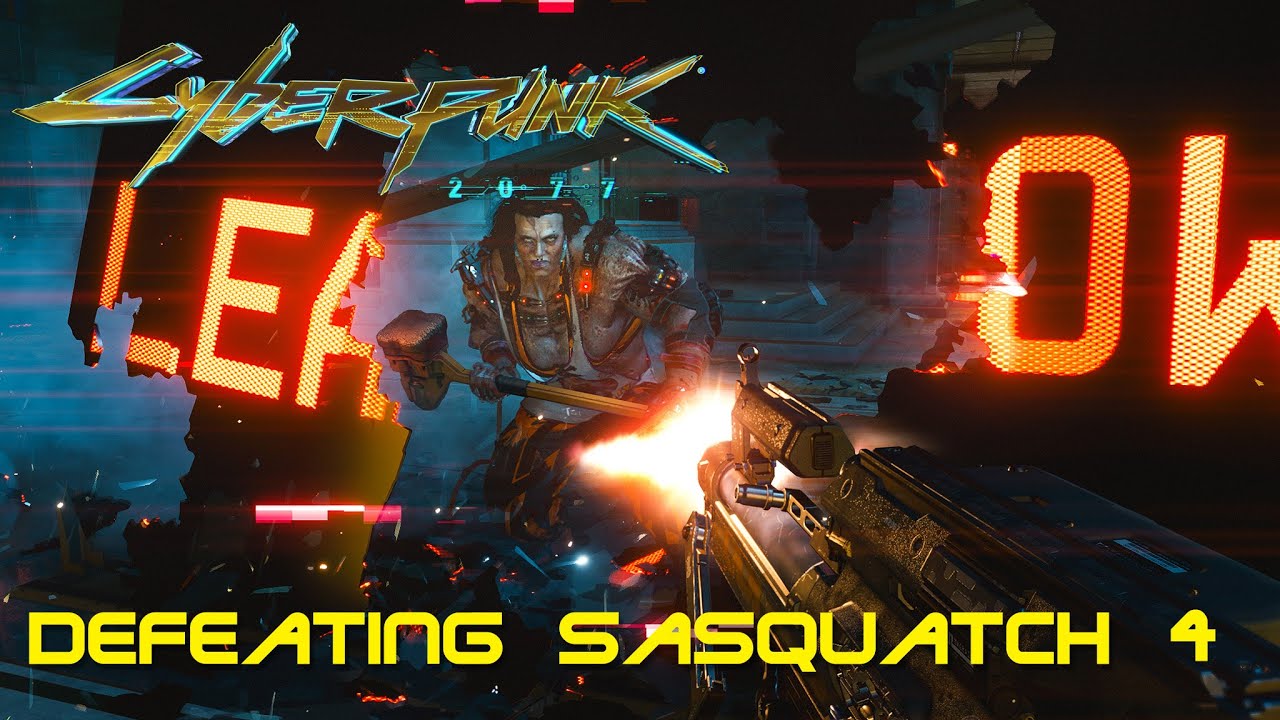 BOSS FIGHT How to Defeat Matilda (Sasquatch) Cyberpunk 2077 - YouTube