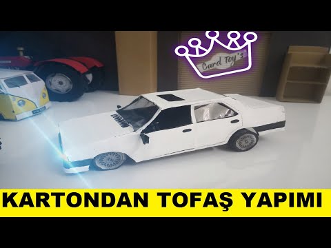 | Kartondan TOFAŞ Yapımı | Kartondan Doğan Slx Nasıl Yapılır | Dıy |