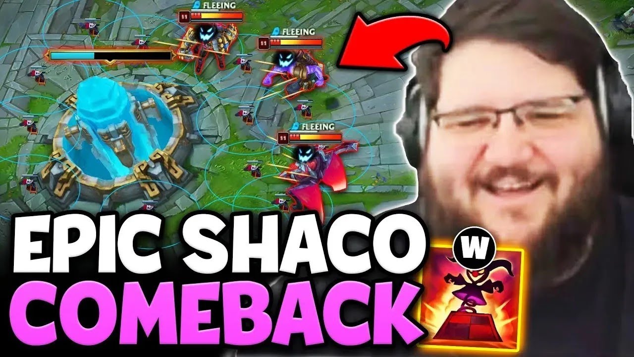 The absolute BEST Shaco comeback you'll ever see! (PINK WARD SHACO ...