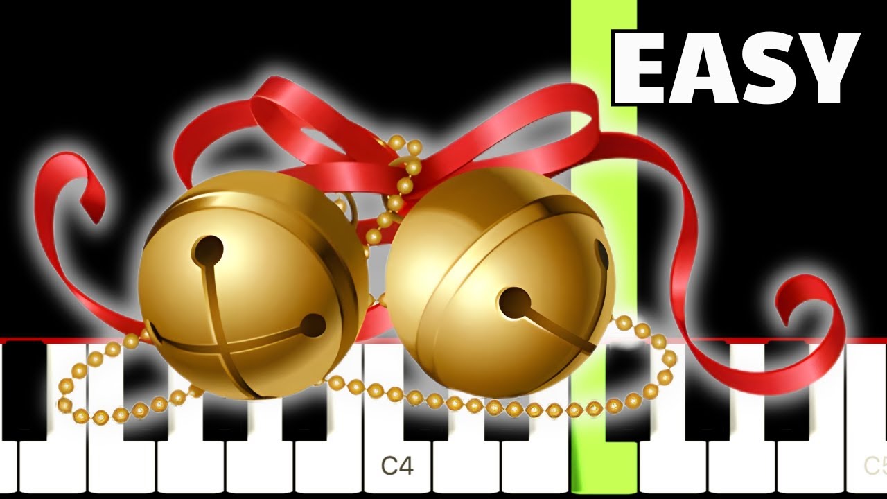 Jingle Bells - EASY Piano Tutorial - YouTube