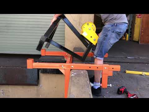 How to Install a Construction Debris Chute System Winch ✨