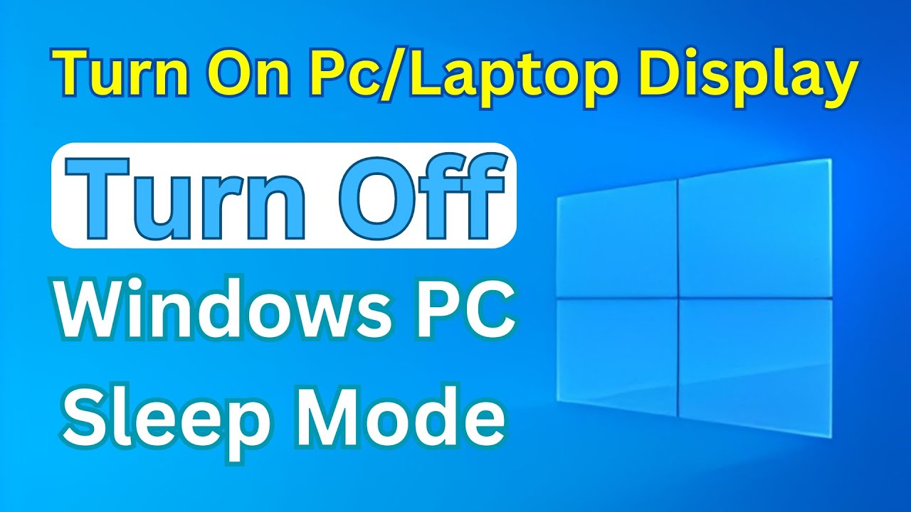 How to always turn on pc or laptop display || Turn off computer sleep ...