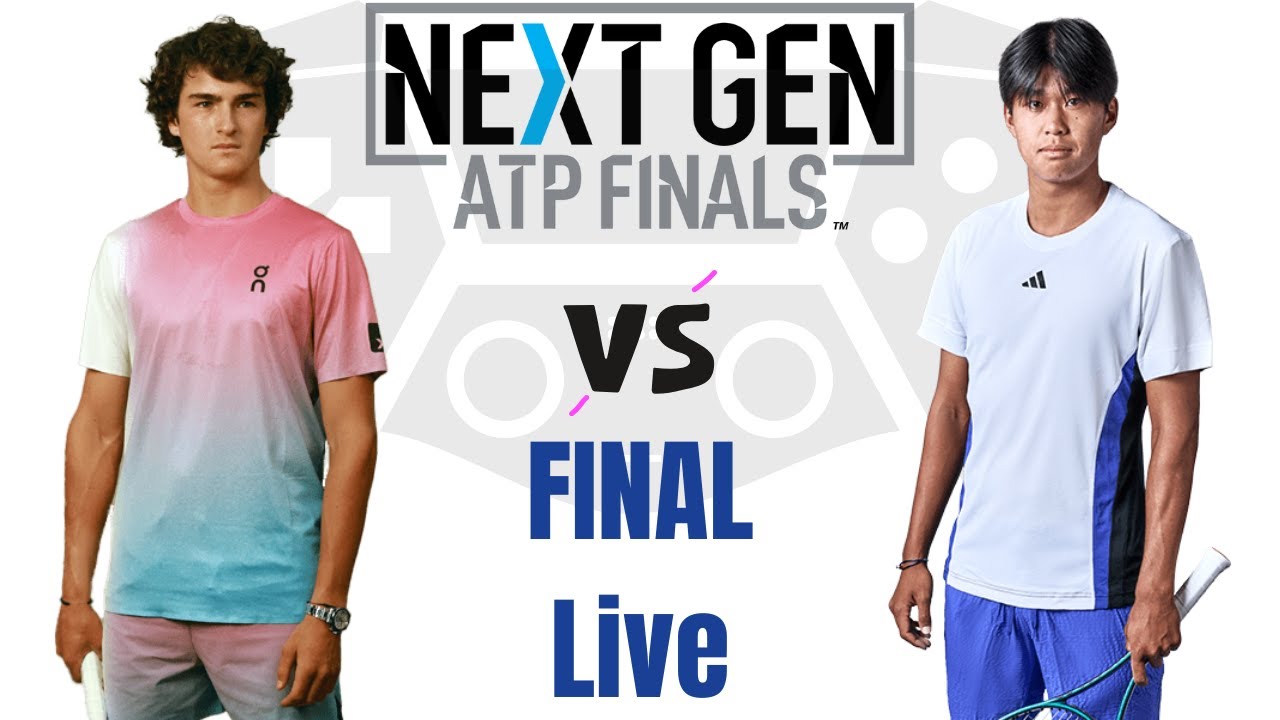 Learner Tien vs Joao Fonseca | Final - Next Gen ATP Finals 2024 Live ...
