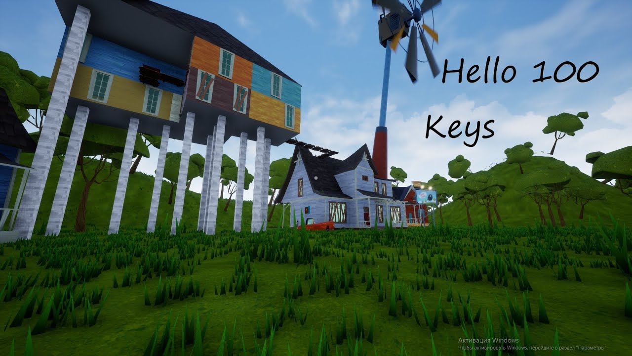 Hello Neighbor Mod Kit прохождение карти Hello 100 Keys - YouTube