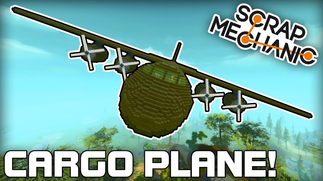 Massive Cargo Plane with Auto Stabilisation! (Scrap Mechanic #215 ...