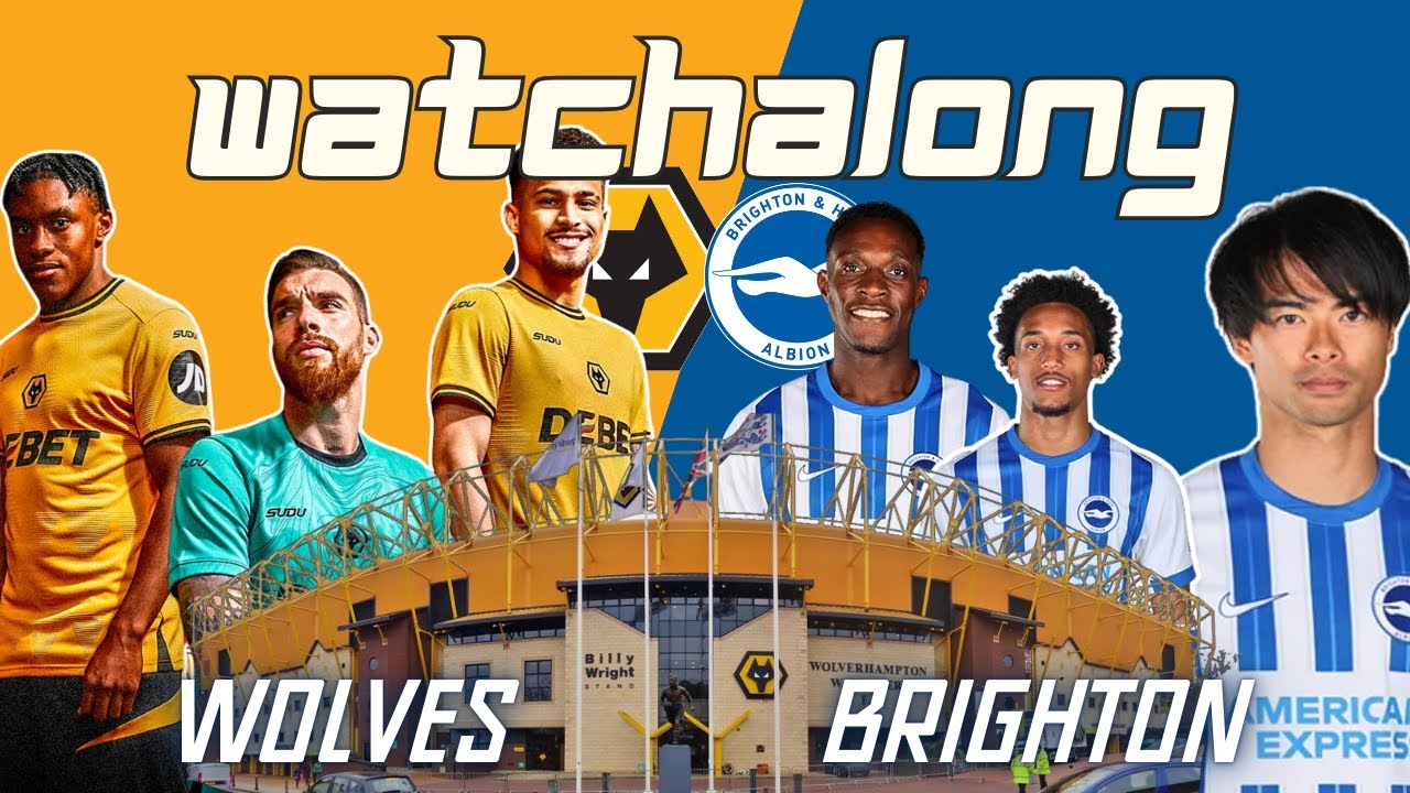 Wolves 0-2 Brighton LIVE 🔴 Molineux Premier League Watchalong - YouTube