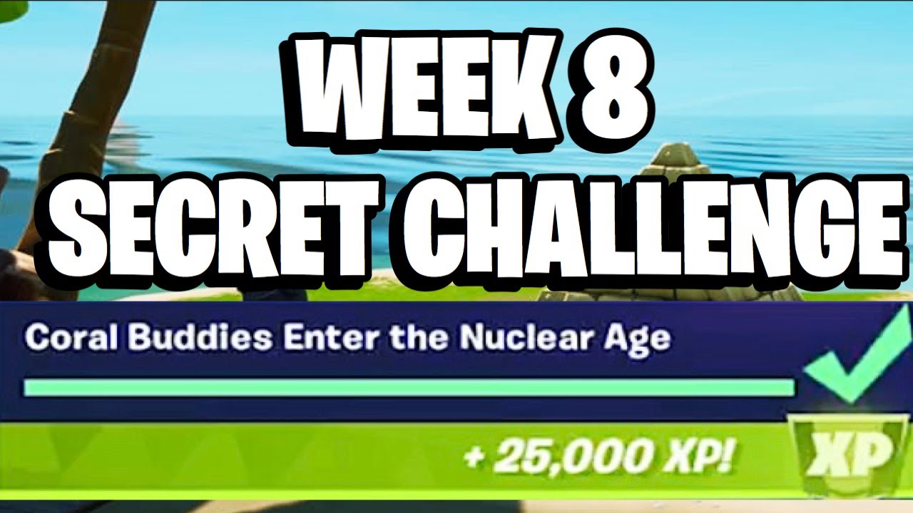 Fortnite Secret Challenge | Coral Buddies Enter the Nuclear Age ...