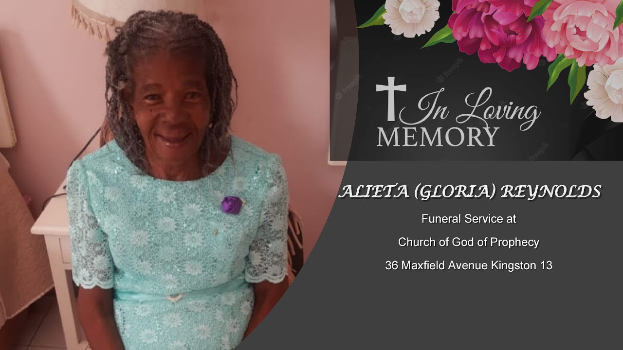 Funeral Service For Alieta (Gloria) Reynolds Part 2 - YouTube