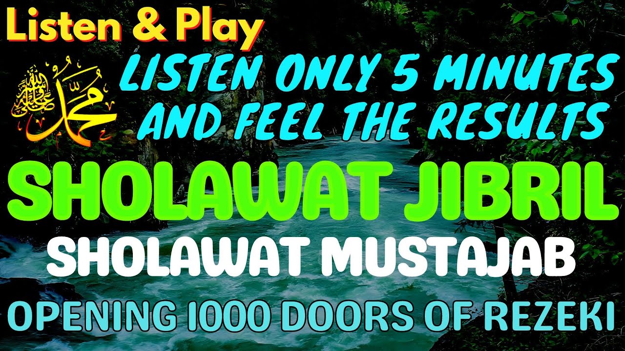 Jibril prayer opens the door of the most powerful sustenance, melodious ...