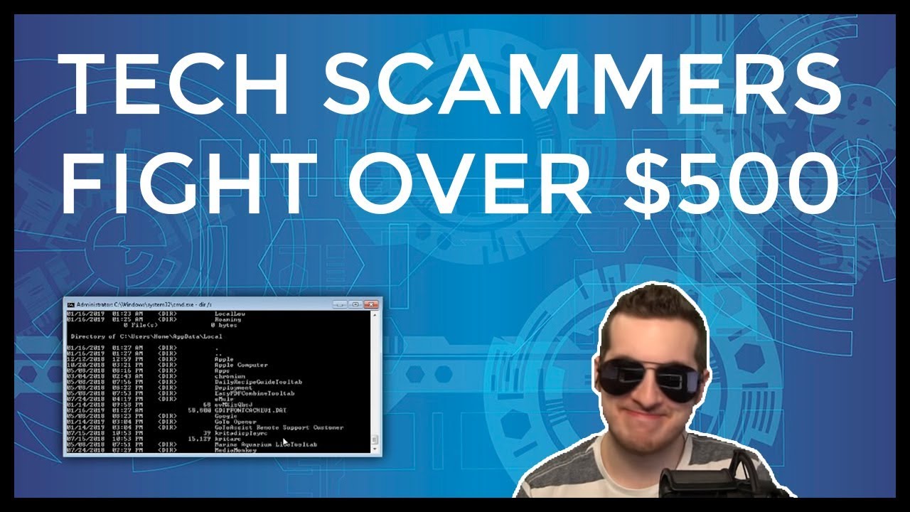 Tech Scammers Fighting On Phone For $500 (Ep. 3) - YouTube