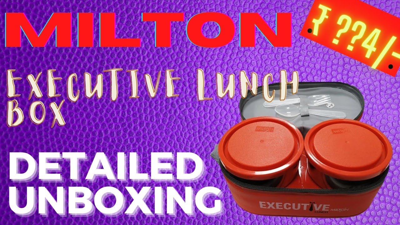 MILTON Executive 3 Containers Lunch Box 1010 Ml Unboxing Best Lunch milton-executive-3-containers-lunch-box-1010-ml-unboxing-best-lunch