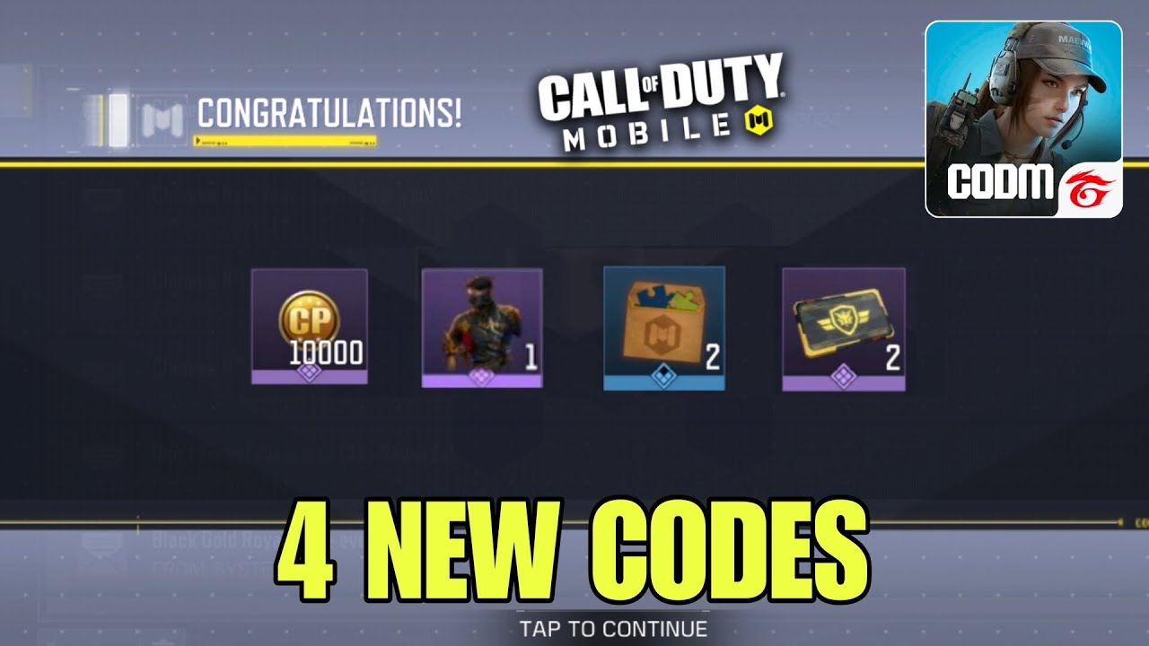 *NEW* CODM REDEEM CODES 2024 | COD MOBILE CODES CP | CALL OF DUTY MOBILE CODES - YouTube