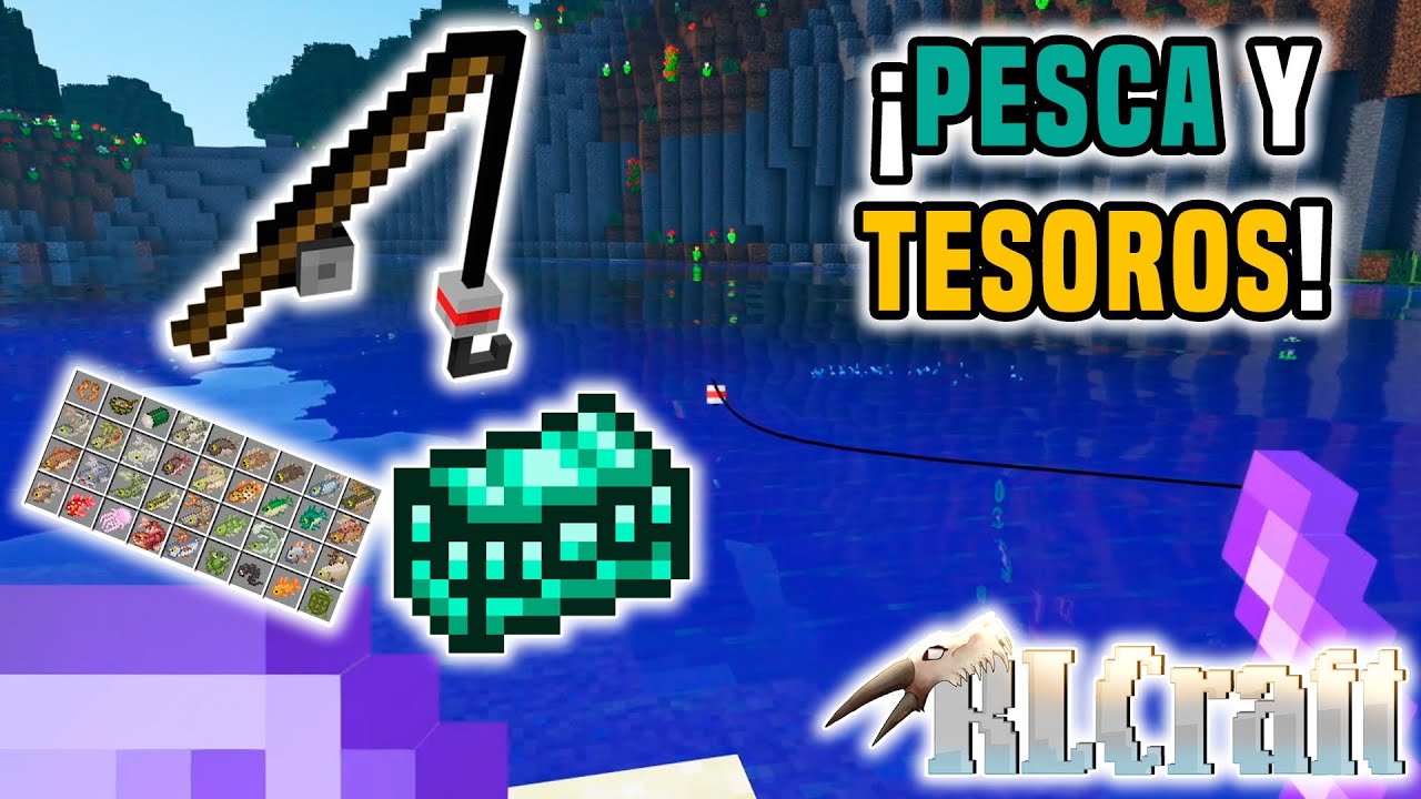 ¡Cómo Pescar en RLCraft y Los Tesoros que Encontré! 🎣 - YouTube