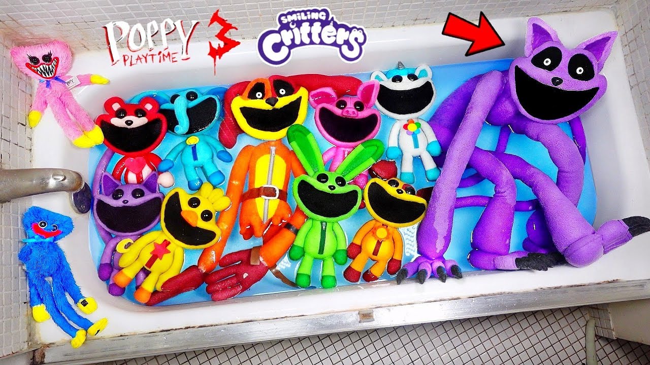 Poppy Playtime 3 - CATNAP & DOGDAY (Bath Party) - YouTube