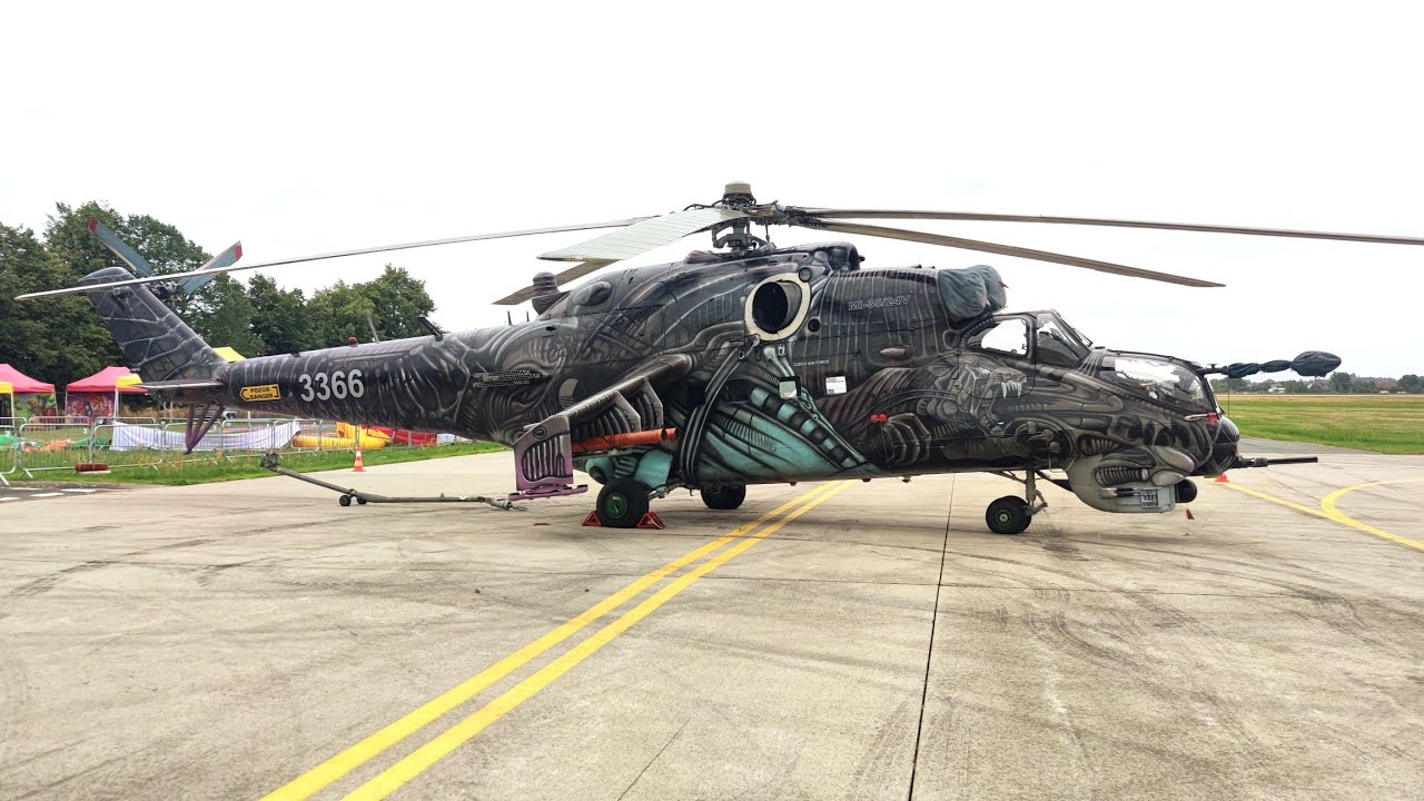 3366 "Alien Tiger" Mil Mi-24V Hind E (Mi-35) Czech Air Force ...