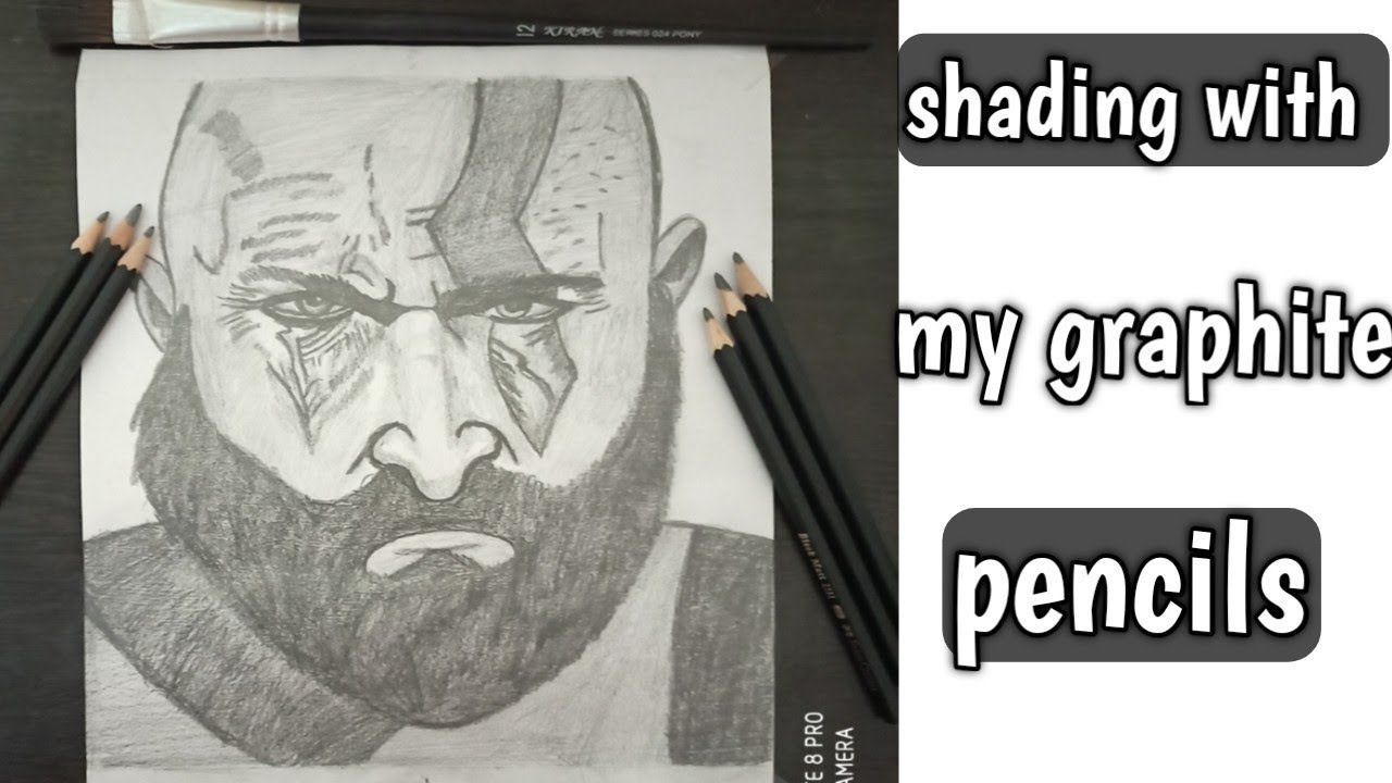 Shading with my graphite pencils 😍 first video - YouTube