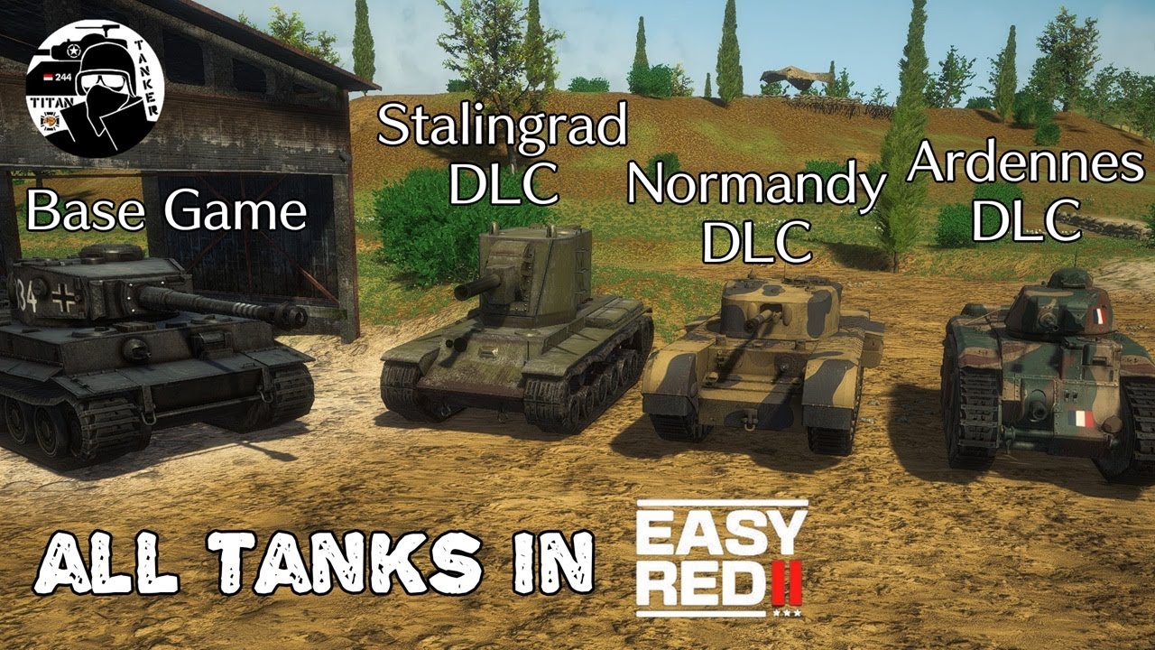 All Tanks in Easy Red 2 (so far..) - YouTube