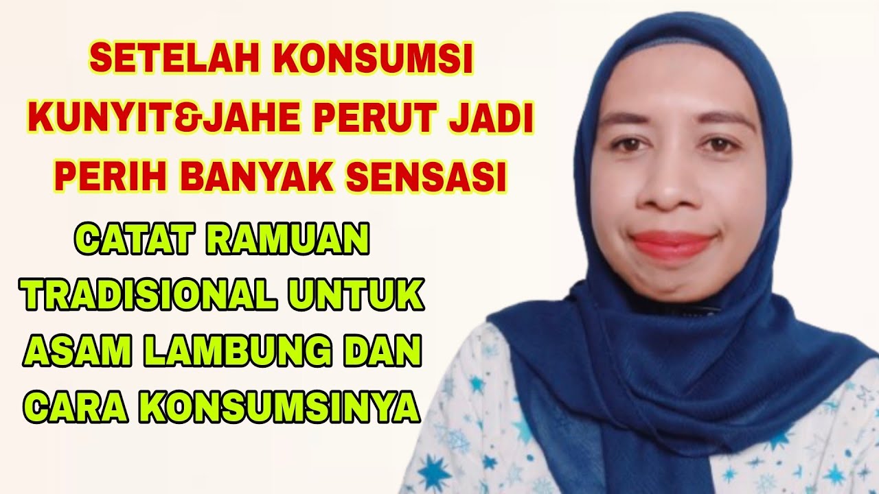 PERUT TERASA PERIH SETELAH KONSUMSI KUNYIT JAHE - RAMUAIN TRADISIONAL ...