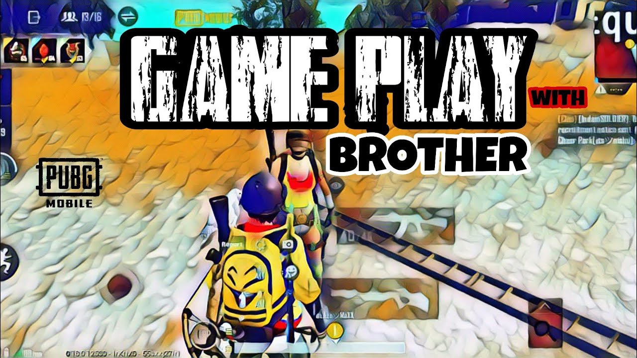 Pubg GamePlay With Brother | Fight Seen | OP ! Lovely english song ...