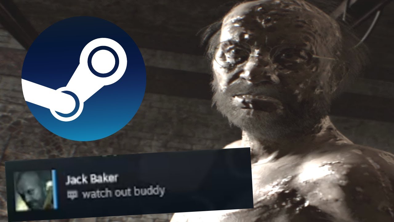 JACK BAKER MESSAGES ME ON STEAM (RE7: Part 2) - YouTube