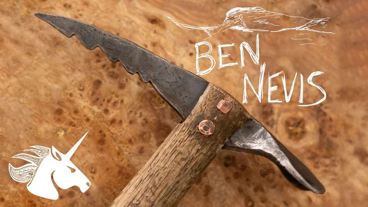How I forged an Ice Axe at Ben Nevis, Wandering Blacksmith. - YouTube