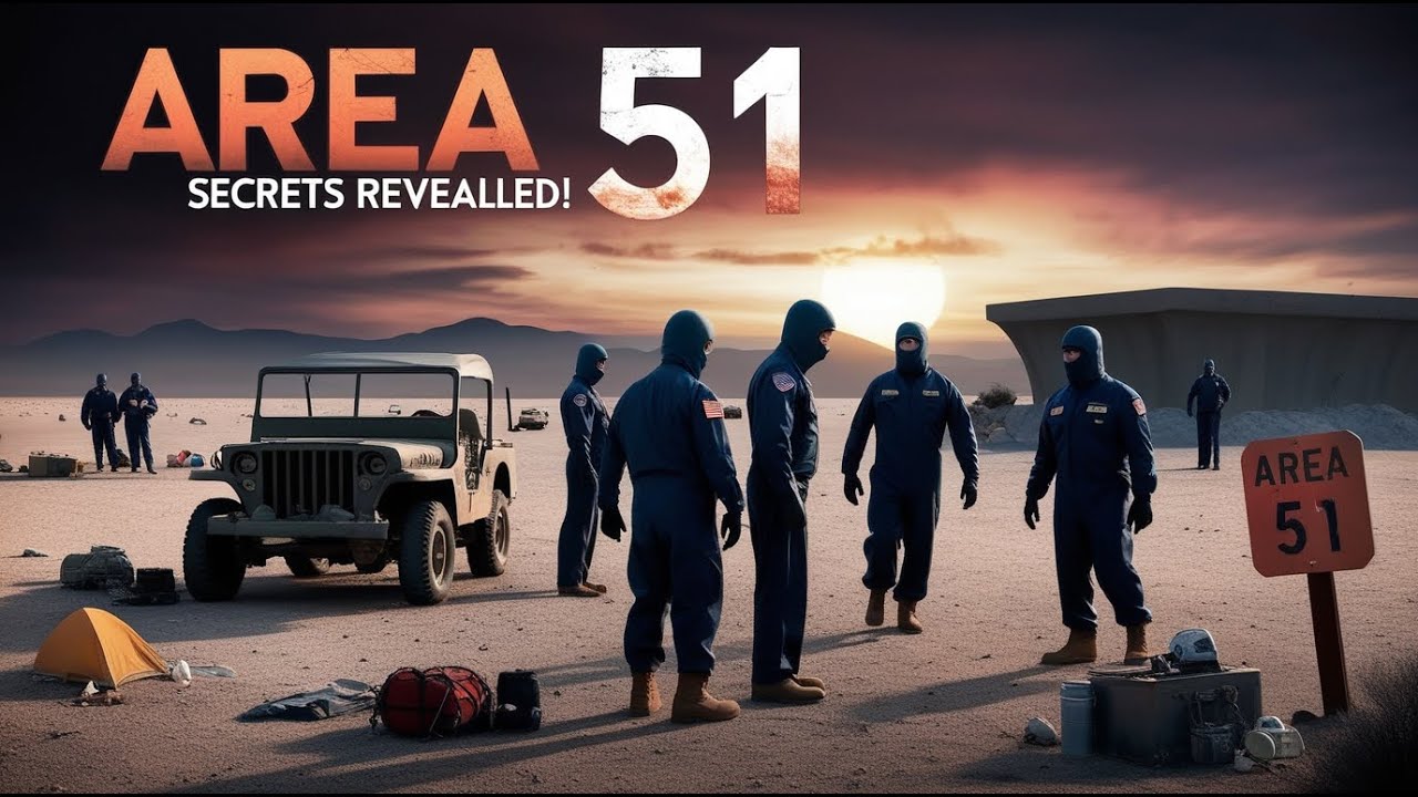 Scene at Area 51 - Government Secrets Revealed! - YouTube