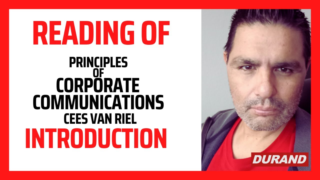 Introduction to Principles of Corporate Communication by Cees van Riel ...