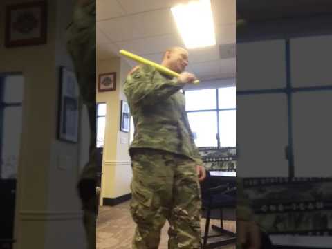 Negan in the US Army! Walking Dead laugh! - YouTube