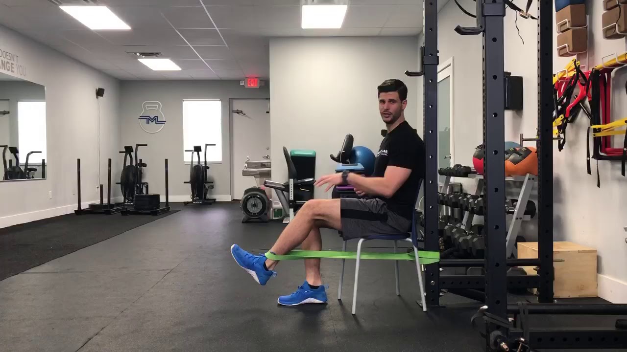 Knee Extension Isometrics - YouTube