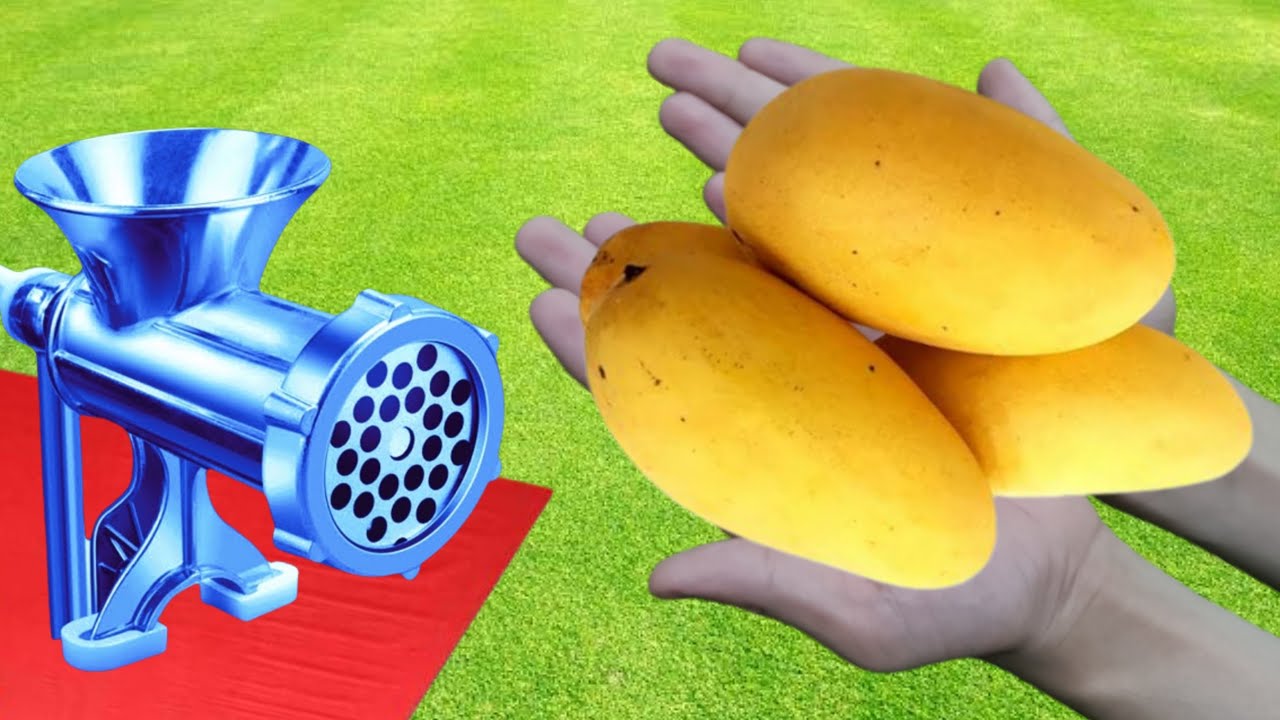 EXPERIMENT MANGO VS MEAT GRINDER || AMAZING EXPERIMENT || ASMR - YouTube