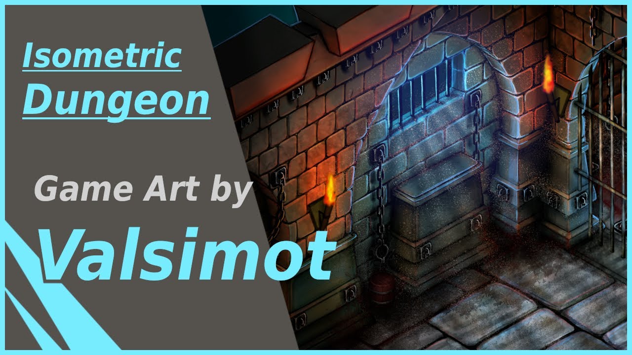 Isometric Dungeon - Game art inspired by Diablo - YouTube