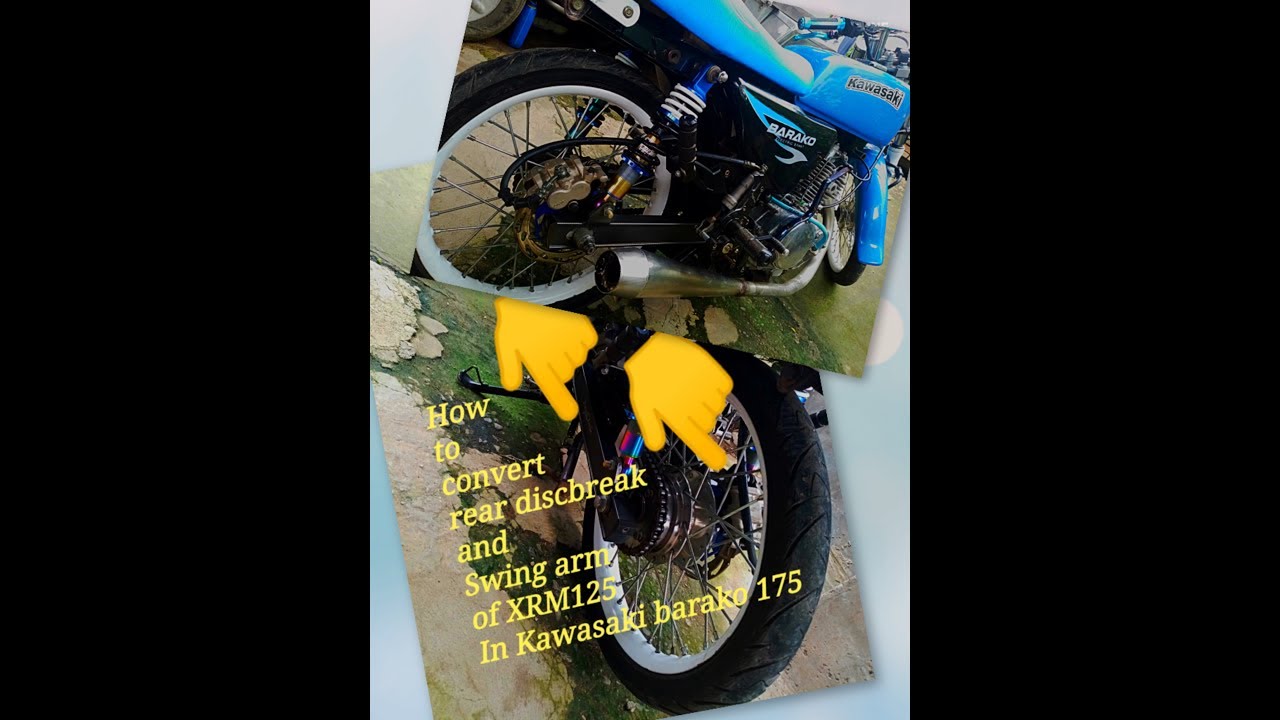 Paano mag Convert ng Rear discbreak sa kawasaki Barako 175 | DIY ...