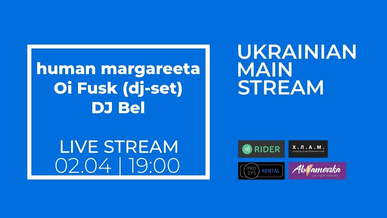human margareeta/ OiFusk/ DJ Bel (Live Stream) - YouTube