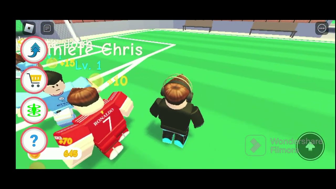I build football stadium in roblox . - YouTube