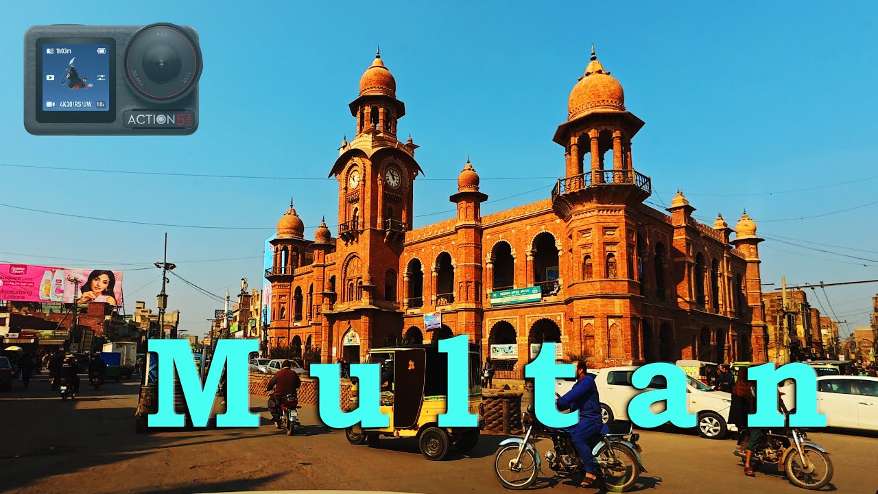 Multan - roads, streets, traffic, culture | Pakistan | Action 5 Pro ...