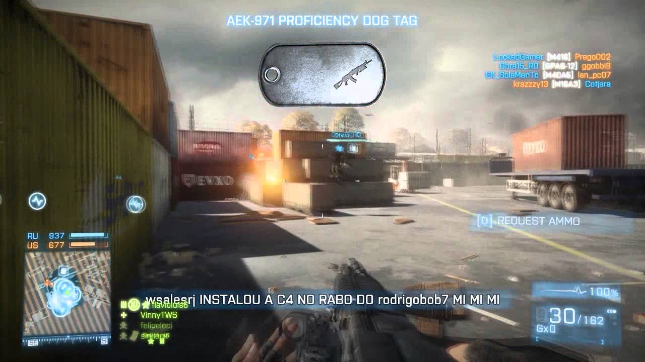 BF3 - Aek 741 (Vídeo Teste) - YouTube