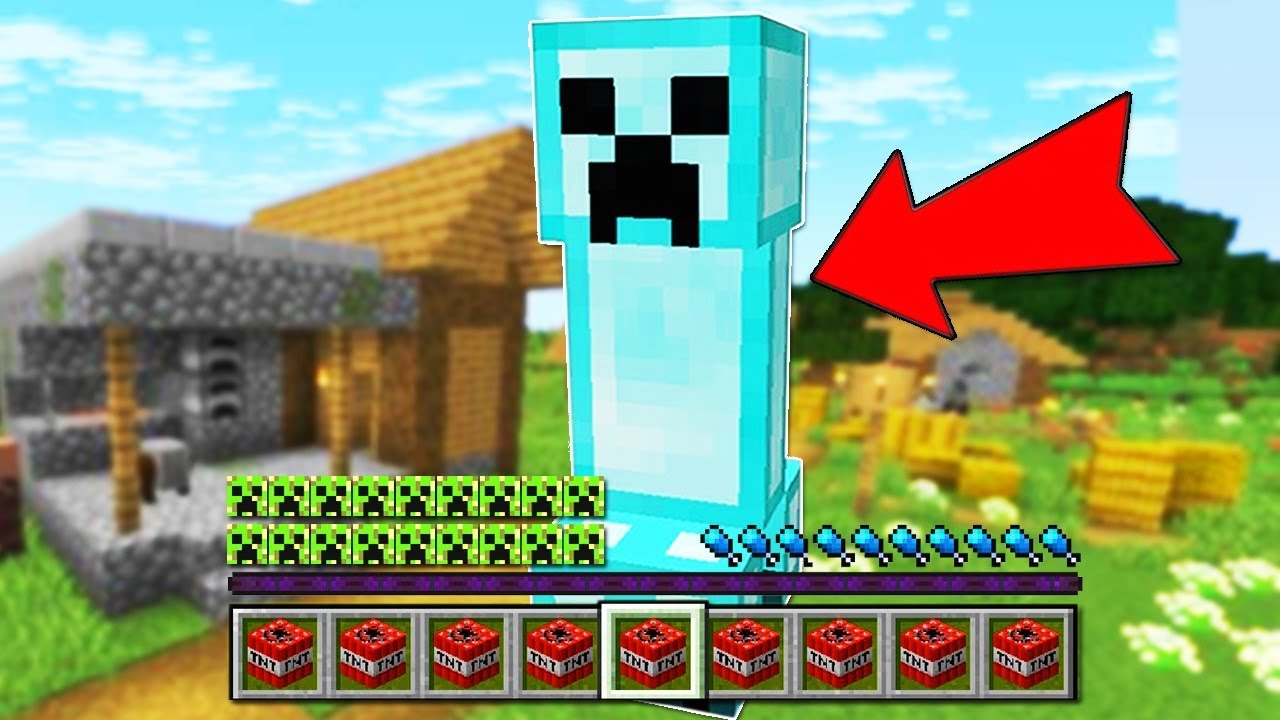 Minecraft - HOW to play DIAMOND CREEPER in MINECRAFT : NOOB CREEPER vs ...